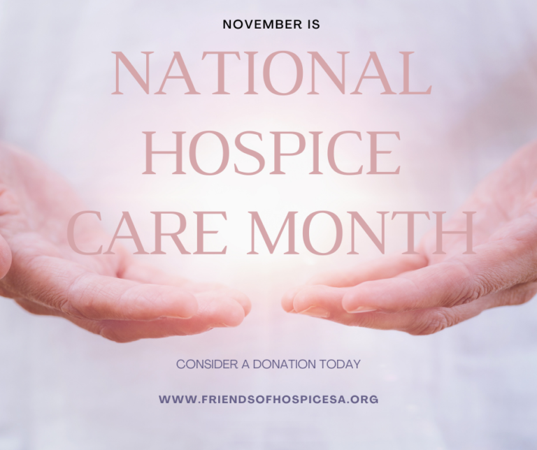 National Hospice Month – Friends of Hospice